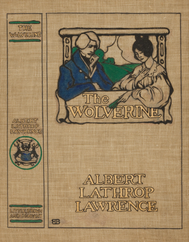 Book cover design for The Wolverine – Works – Delaware Art Museum