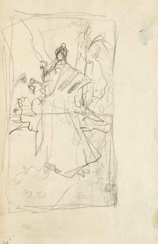 Sketches for Dona Victoria; The officers would be waiting until she ...