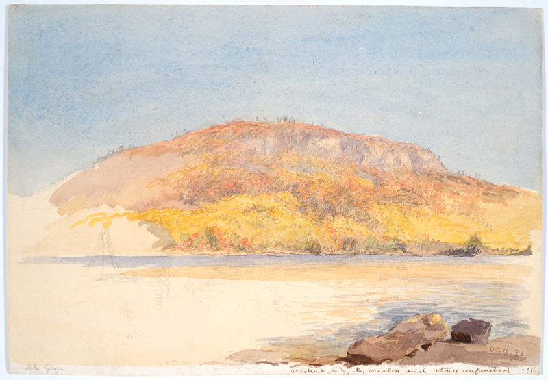 Lake George, October 15, 1873 – Works – Delaware Art Museum